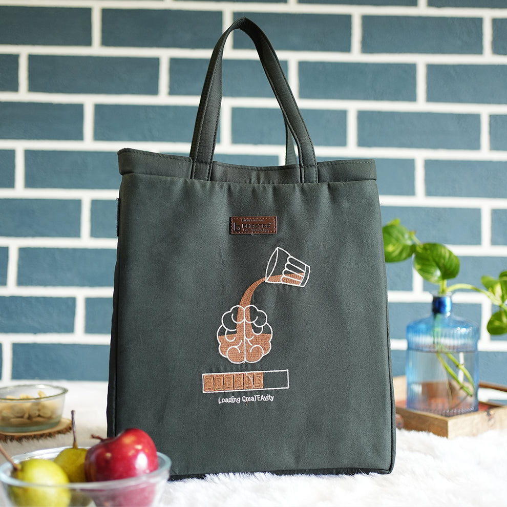 Creativity loading -Basil Tiffin Bags – Bhastra Bags