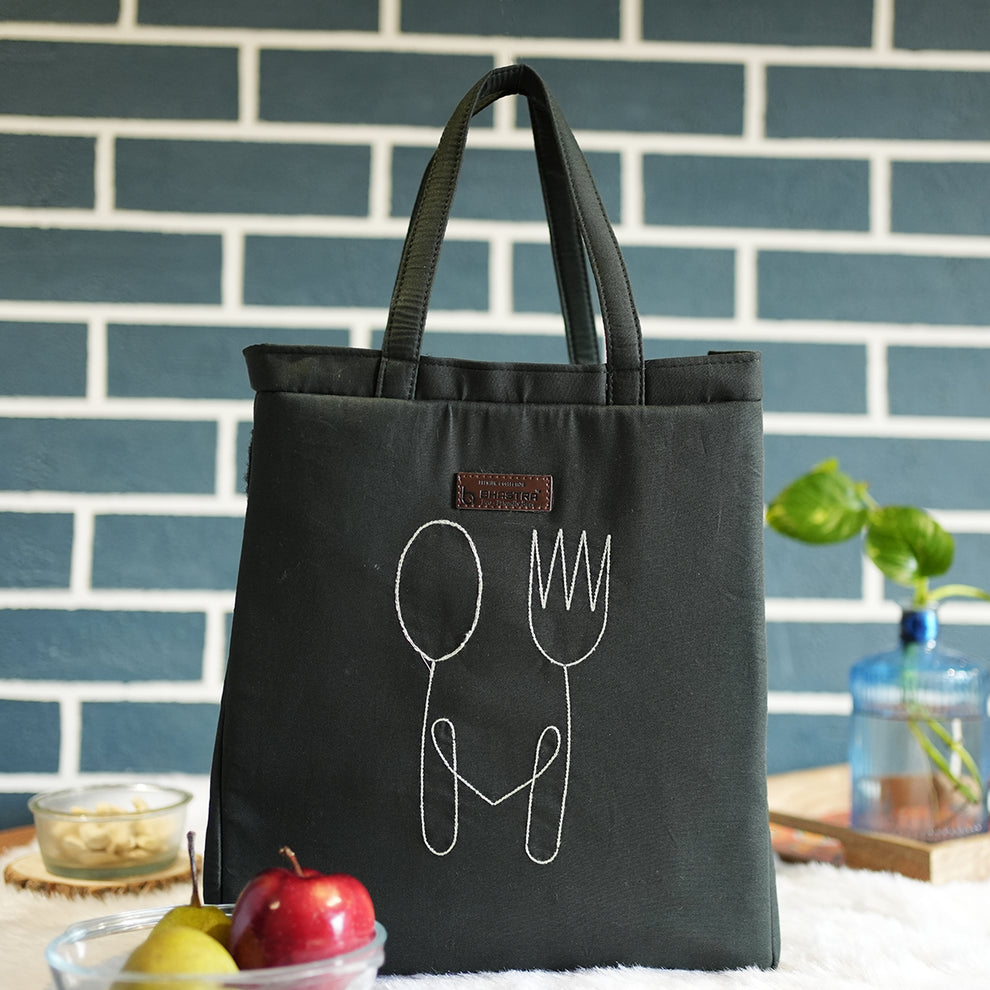 Fork and spoon- -Basil Tiffin Bags – Bhastra Bags